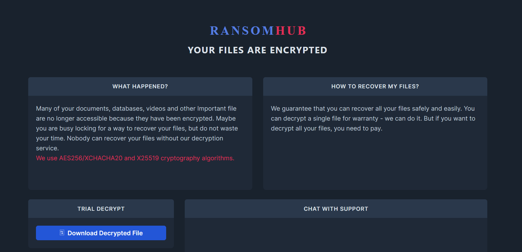 Ransomhub Ransomware Decryption and Recovery - Get Help for Ransomhub Ransomware